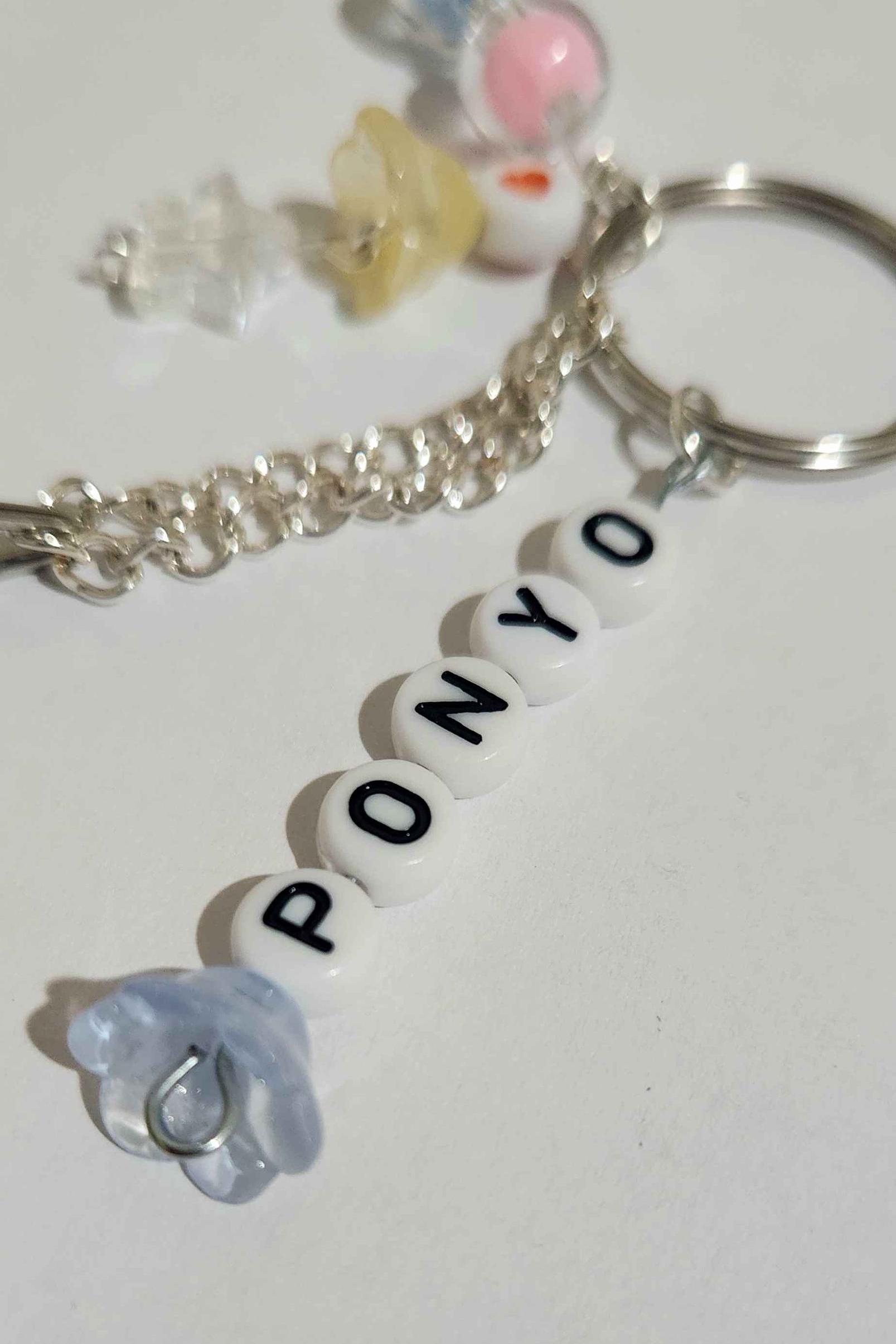 Studio Ghibli Inspired Keychain Ponyo and Sosuke Handmade Cute Keychain ...