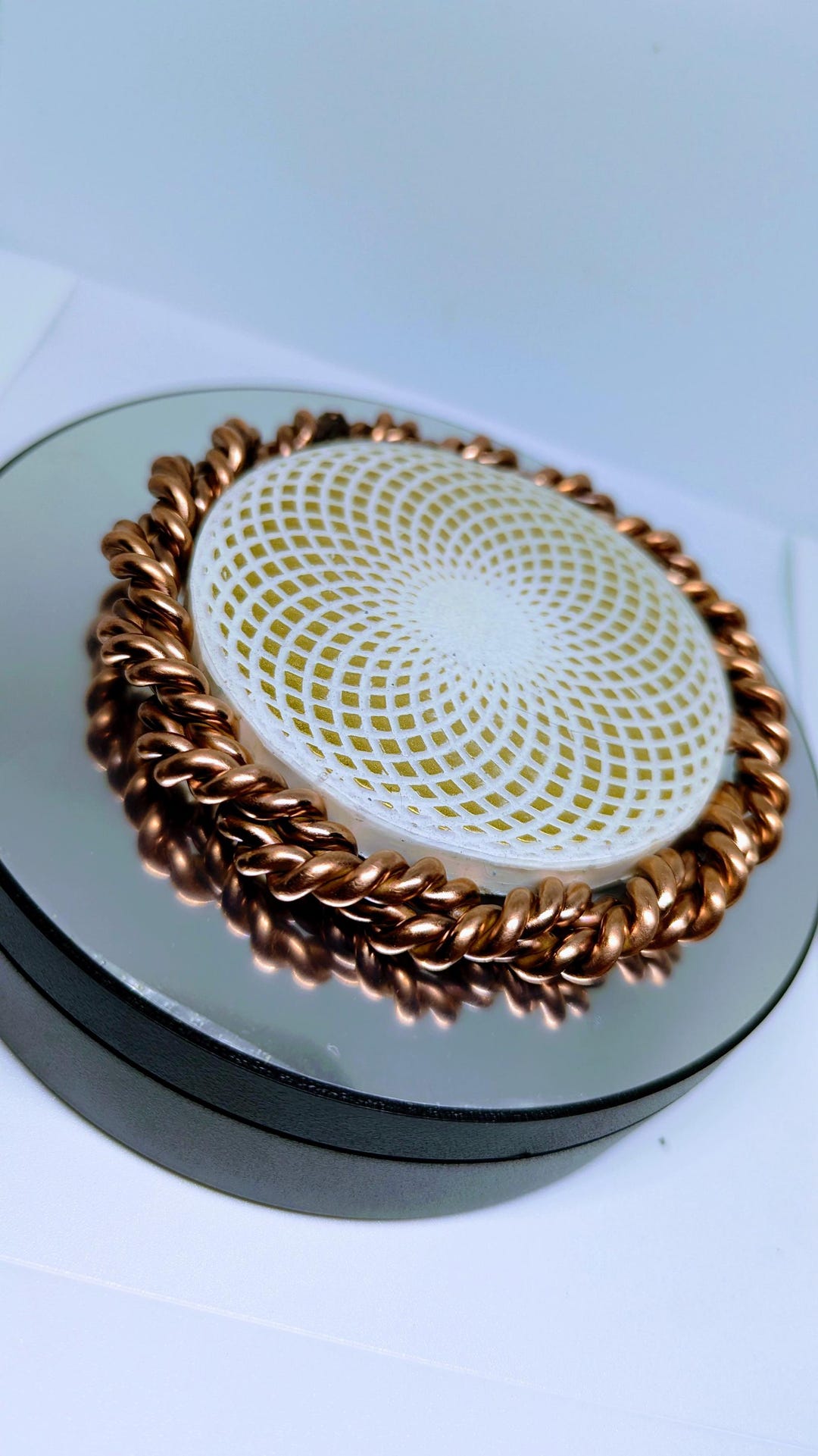 Coaster Charger Tensor/orgone Generator/ Structured Water - Etsy