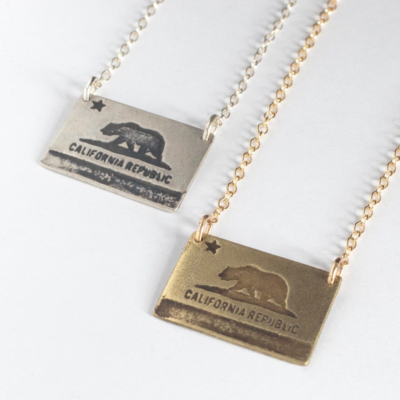 California Necklace - Etsy