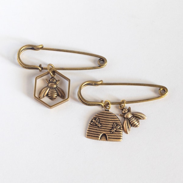 Bee Pin - Etsy