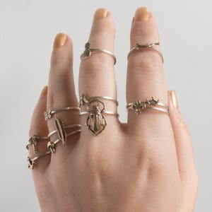 Dagger Knife Ring, Sword Jewelry, Tiny Charm Rings, Fantasy Medieval ...