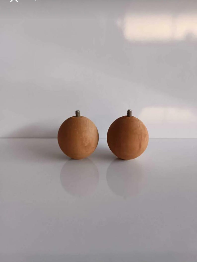 Wooden Ball Feet,beech Wood Furniture Leg,wooden Ball Leg,furniture ...