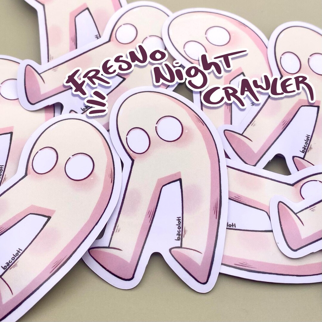 Fresno Nightcrawler Vinyl Sticker - Etsy