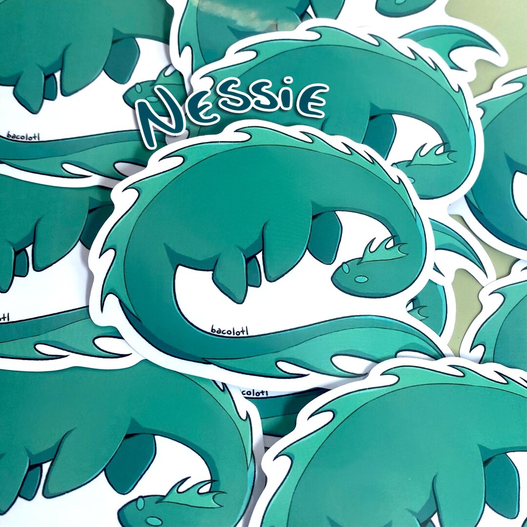 Nessie Vinyl Sticker - Etsy