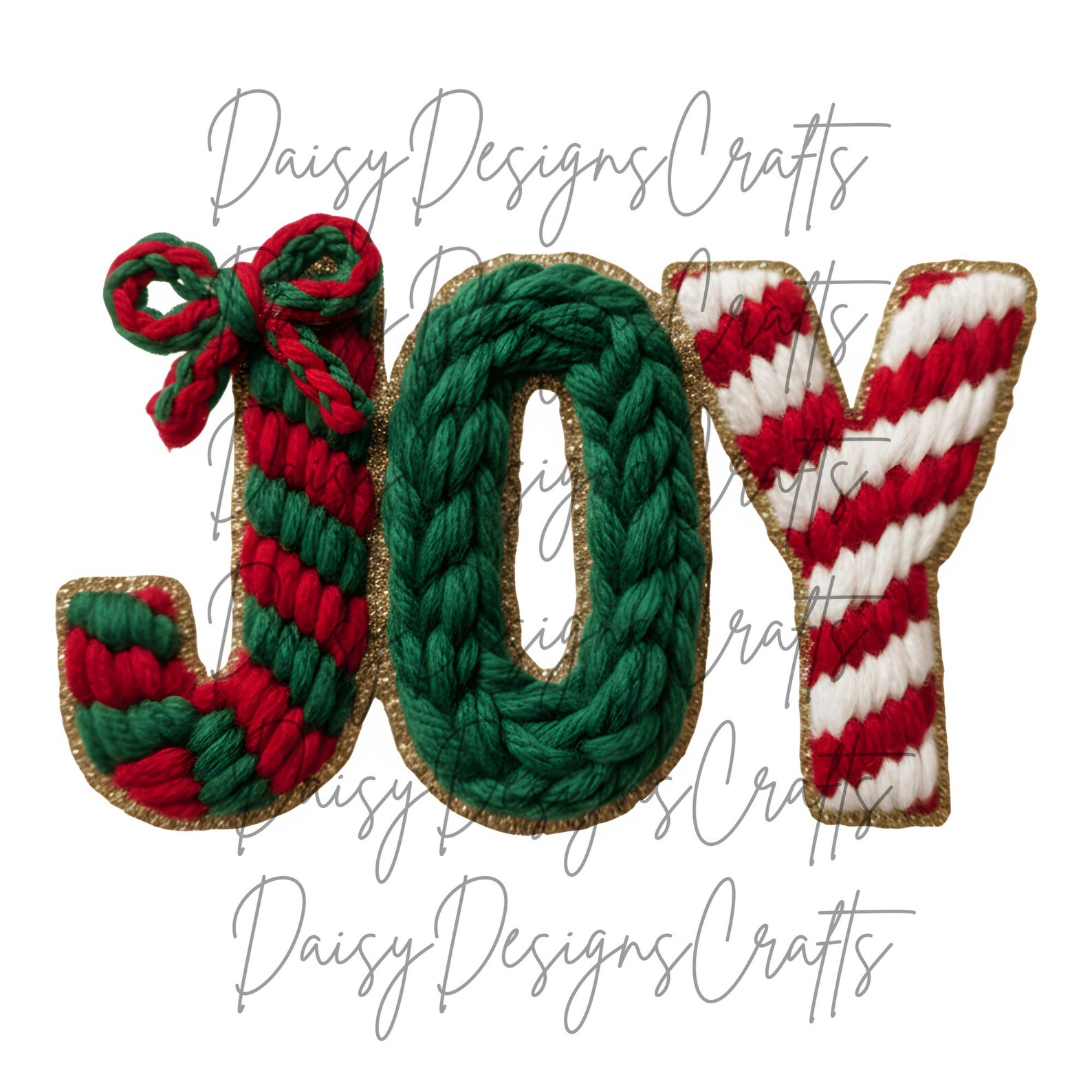 Joy Yarn PNG, Joy Faux Yarn PNG, Xmas Faux Yarn PNG, Latch Hook Yarn ...