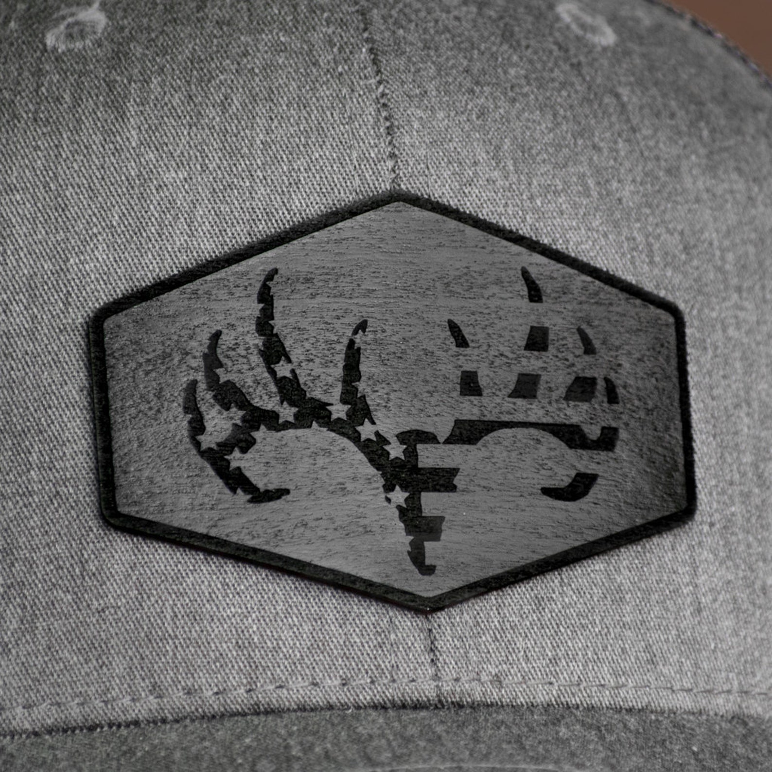 Freedom Stag "wooden Patch" Union Standard Supply Co. Hat - Etsy
