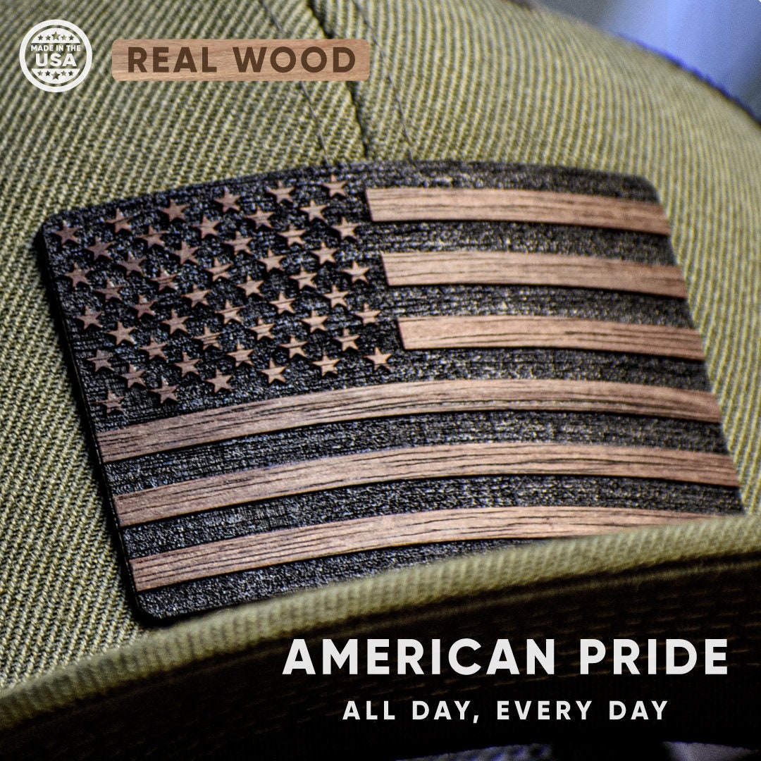 Custom Wooden Patch Hats - Etsy
