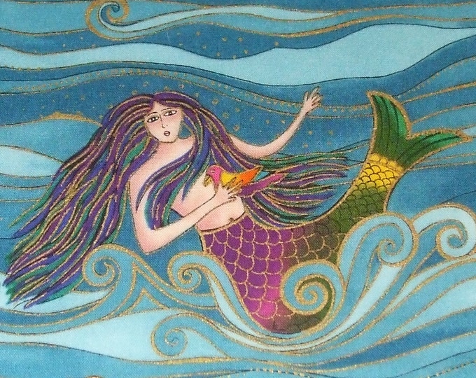 Laurel Burch Ocean Songs One Mermaid - Etsy