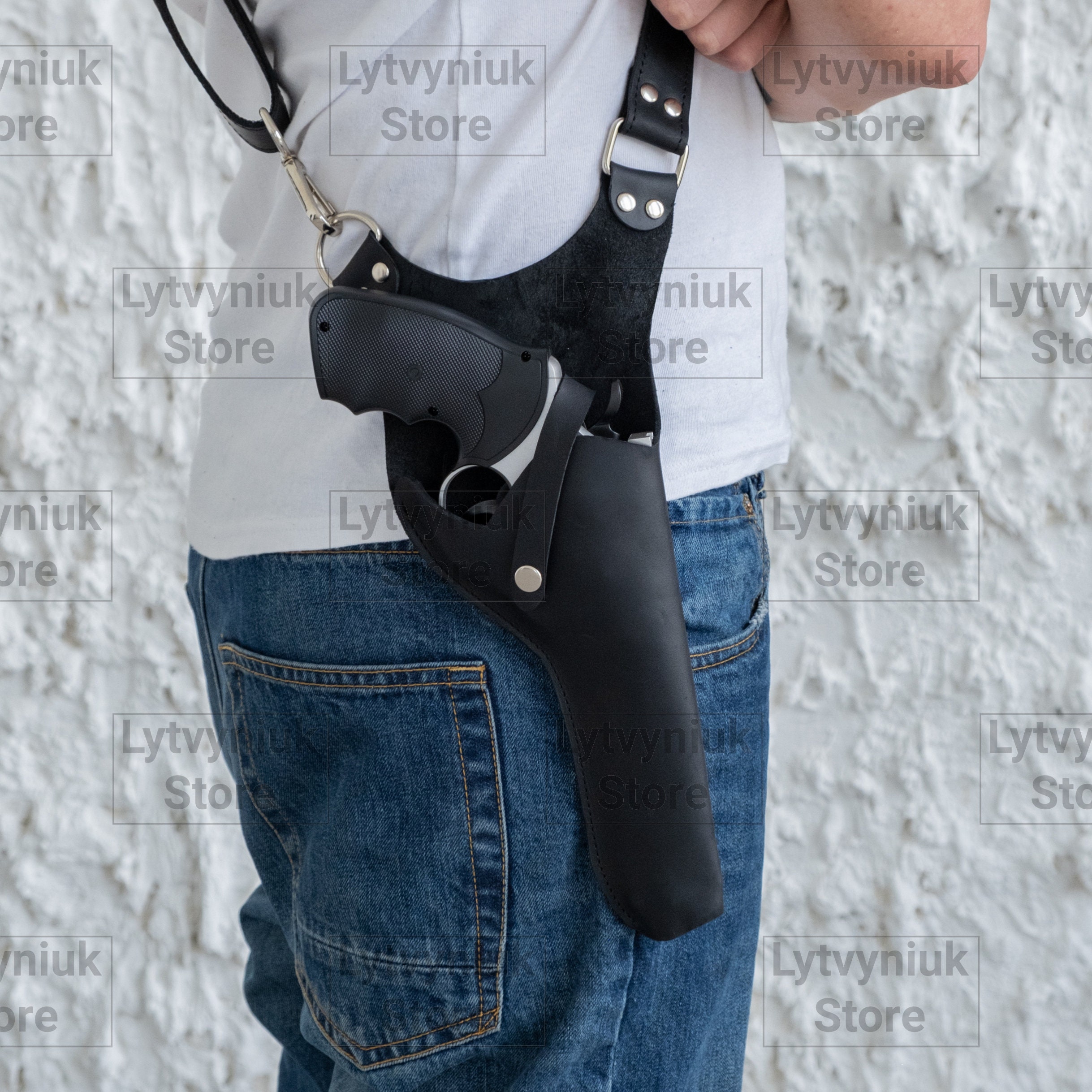 Colt Python Holsters, Leather Revolver Holsters Bag, Crossbody Revolver ...