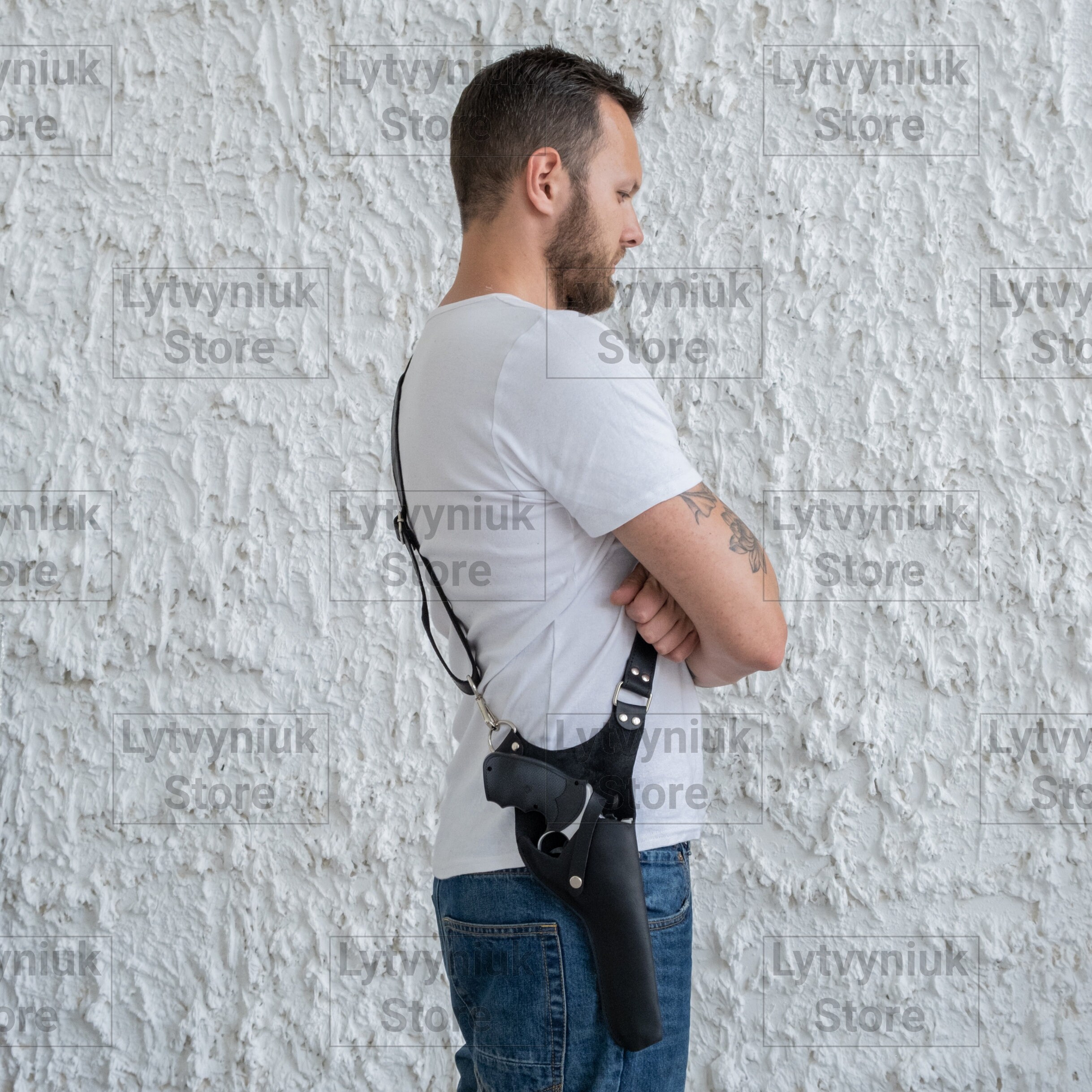 Colt Python Holsters, Leather Revolver Holsters Bag, Crossbody Revolver ...