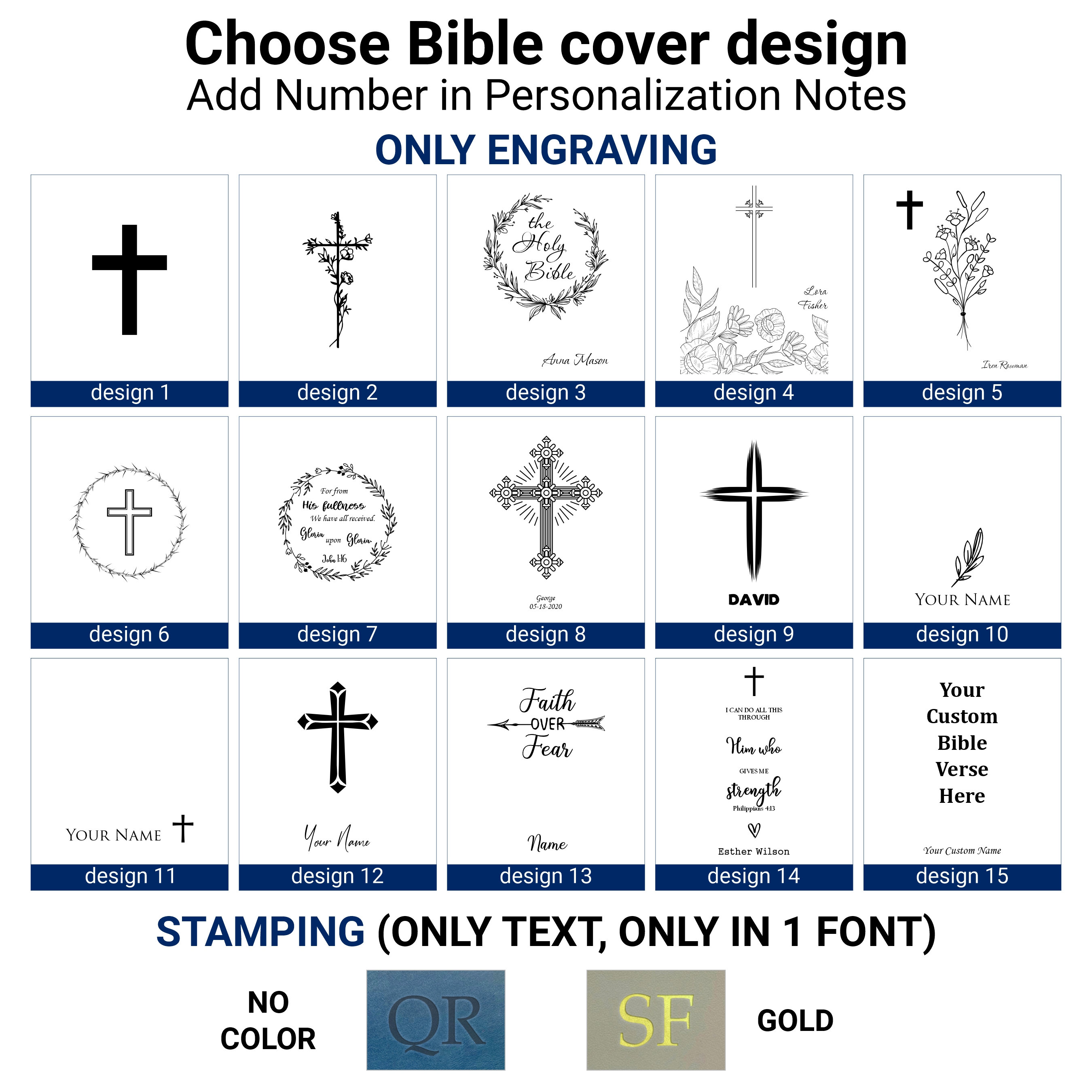 Leather Bible Sleeve Cover, Large Bible Case, Christian Book Cover ...