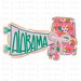 Alabama Preppy State Pennant Flag | Hand Dawn PNG | Digital Instant ...