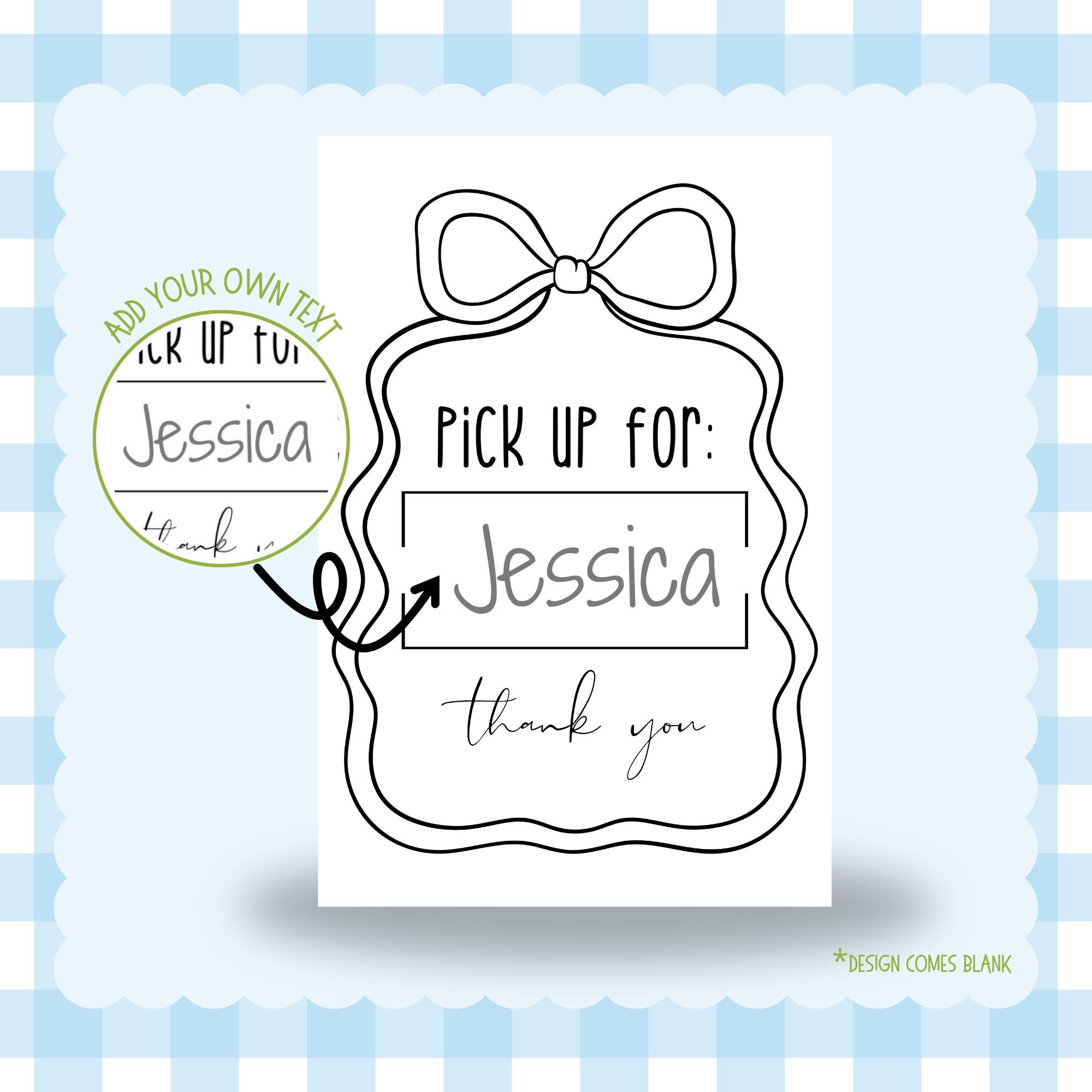 Thermal Pick up Label | Digital Download | Small Business PNG | 4x6 ...