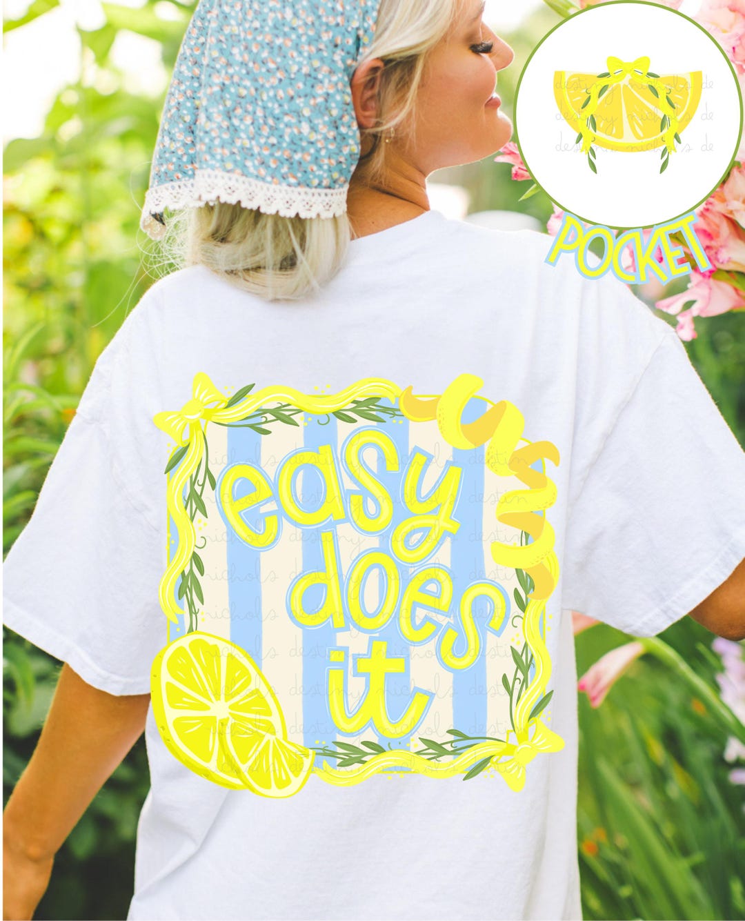 Easy Does It PNG | Digital Download | Bright Summer PNG | Lemons ...