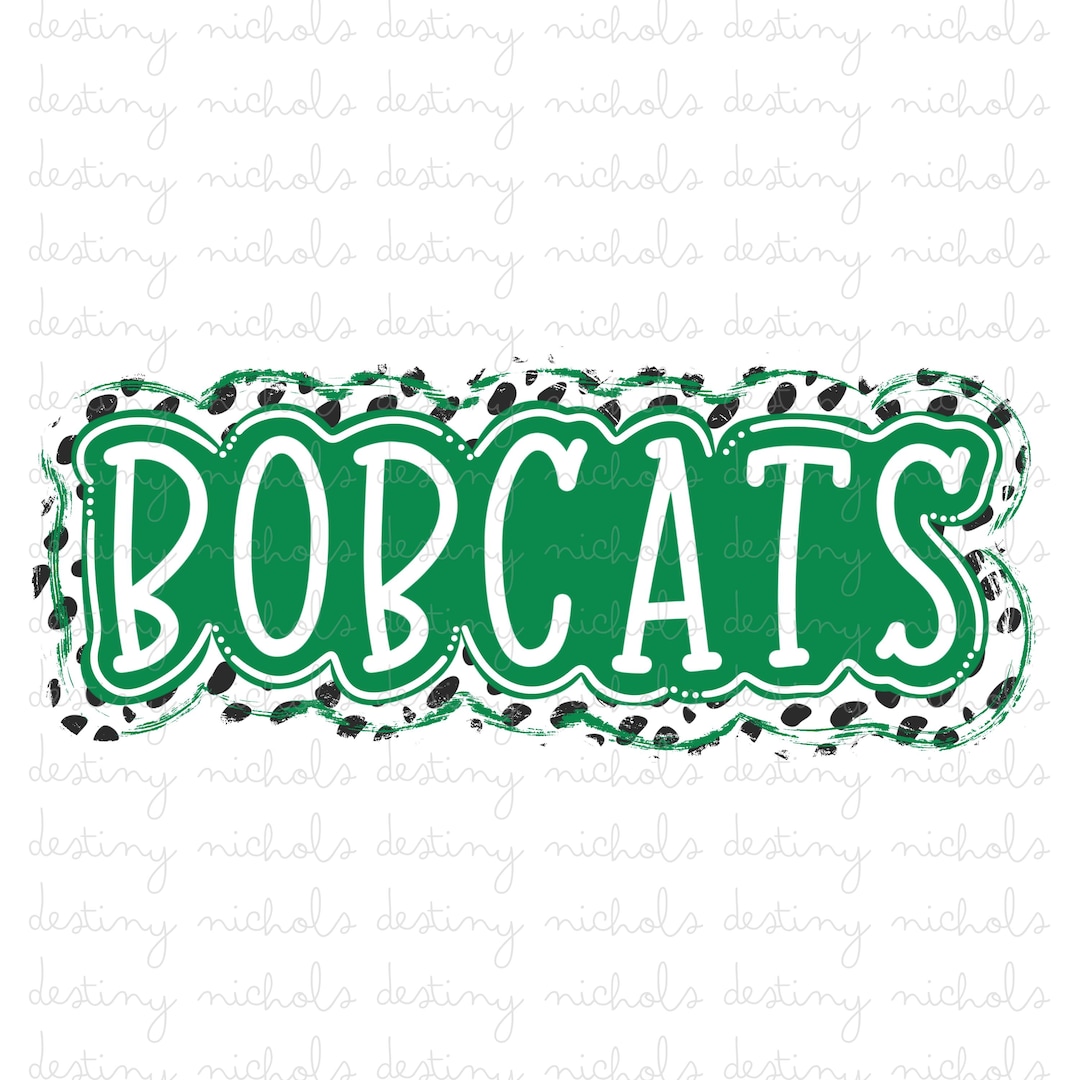 Bobcats PNG | Hand Lettering | School Sports Logo Design | Digital ...