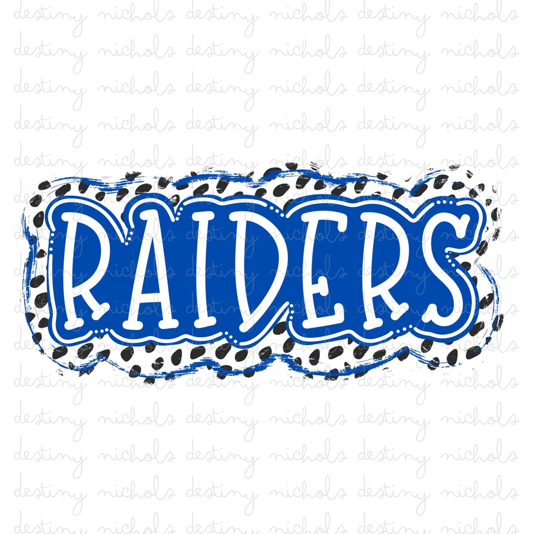 Raiders PNG | Hand Lettering | School Sports Logo Design | Digital ...