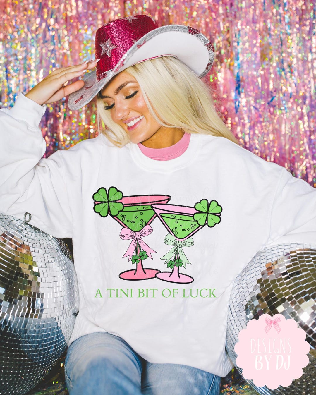 Tini Bit of Luck St Patricks Day PNG Expresso Martini Lucky Shamrock ...