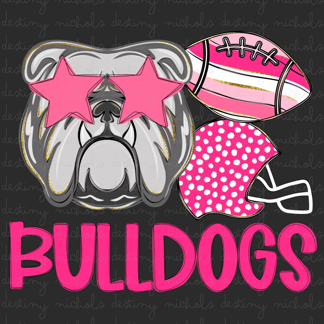Bulldogs Mascot PNG | Original Designer | Instant Download | Football ...