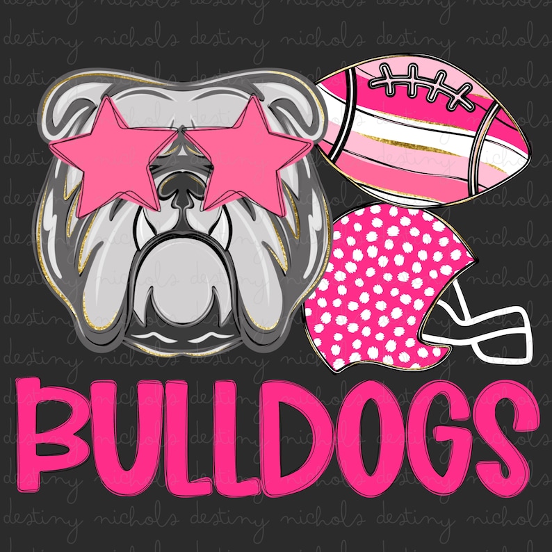 Bulldogs Mascot PNG | Original Designer | Instant Download | Football ...