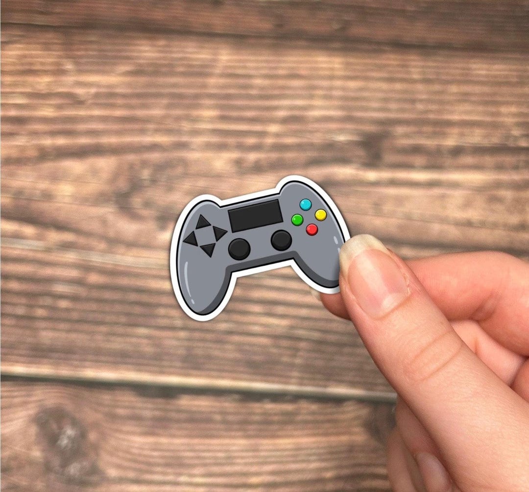 Game Controller Stickers, Games, Video Games, Stickers, Vinyl, - Etsy