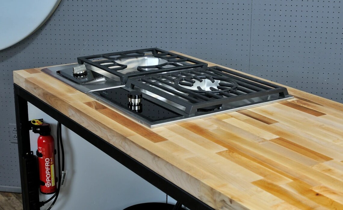 Chefblox Mobile Cooking Station - Mobile Kitchen Island - Outdoor ...