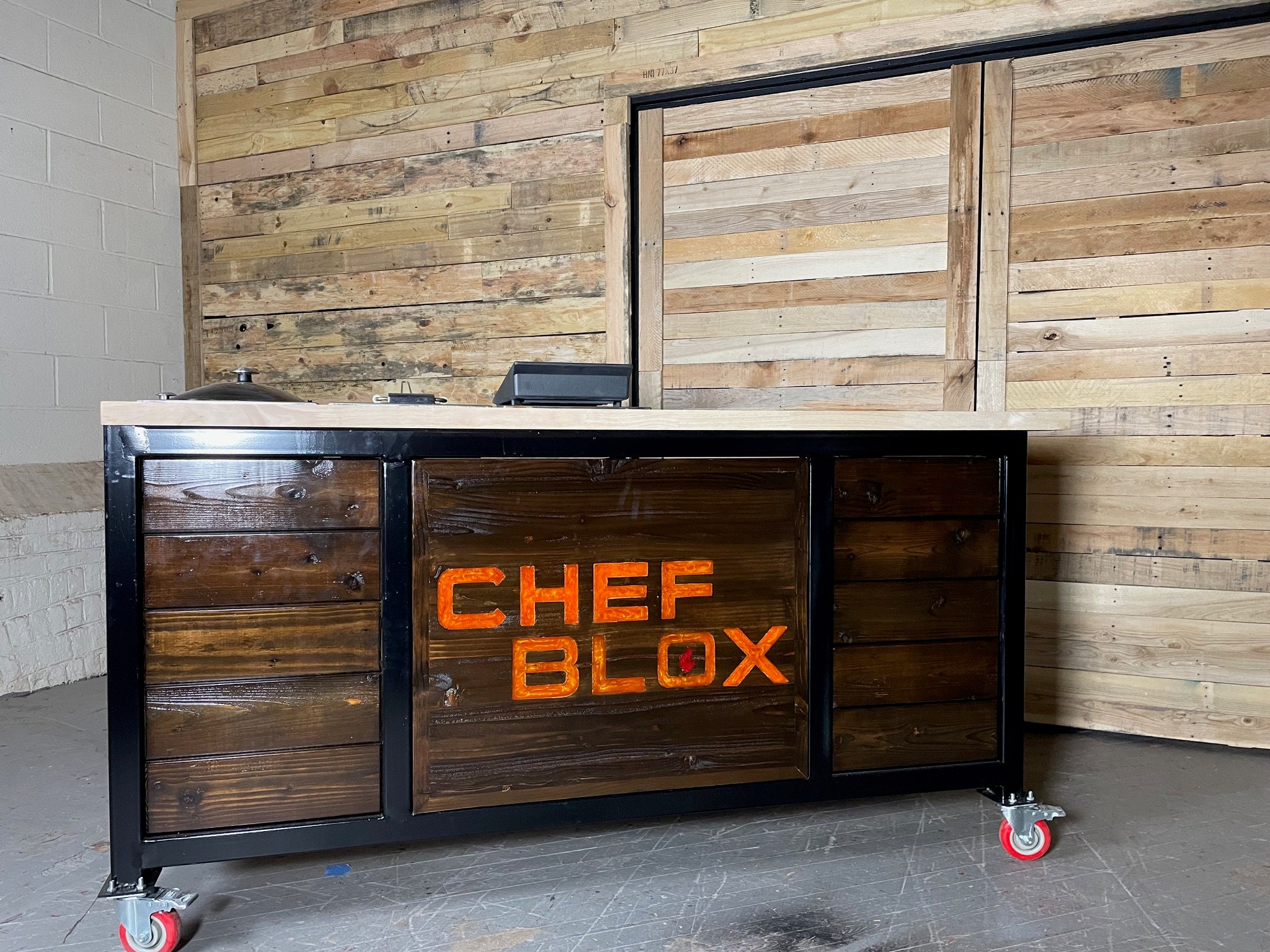 Mobile Kitchen Island - Chefblox - Modular Cooking Station - Etsy