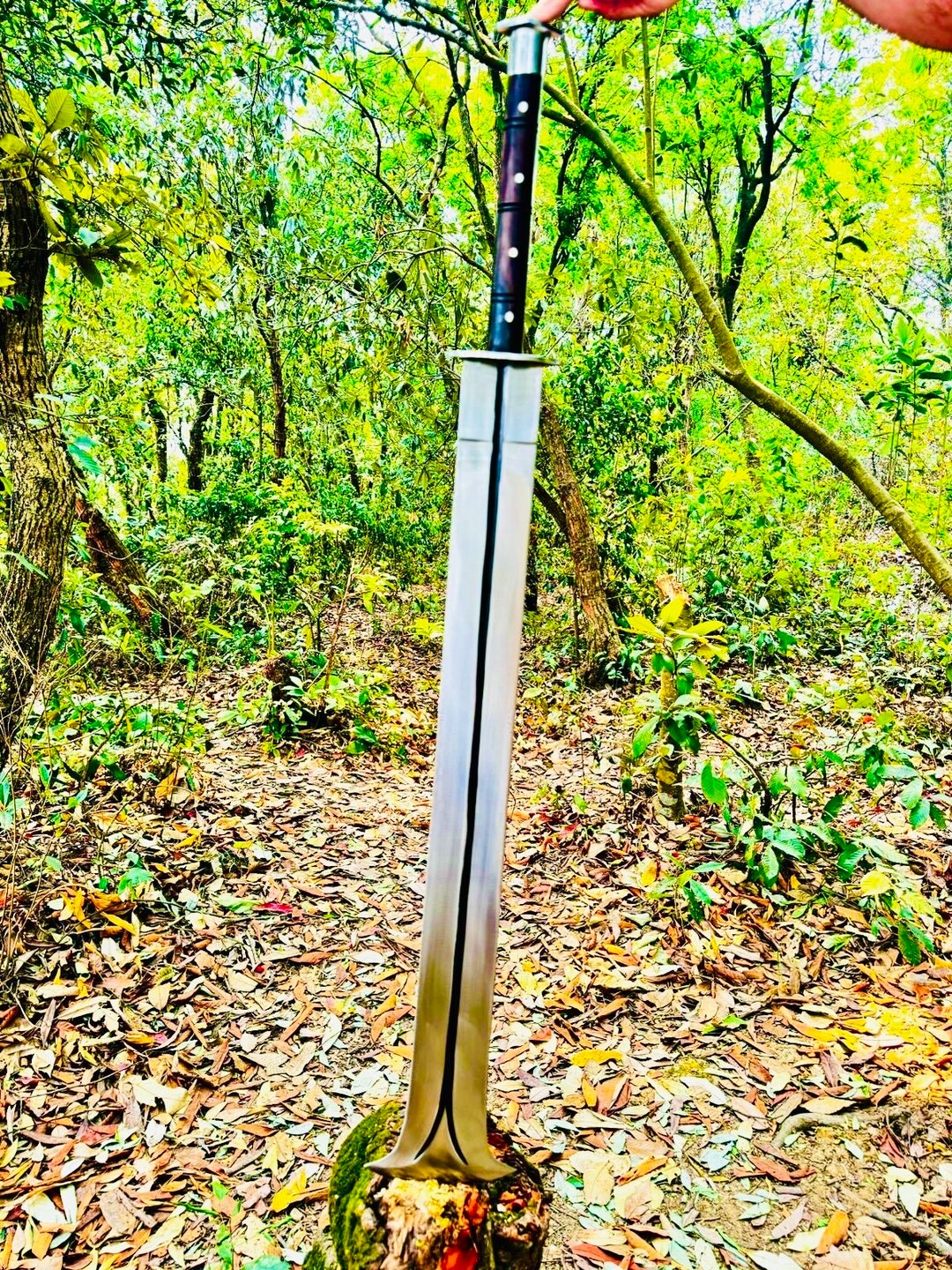 31 Inch Full Tang Hand Forged Long Survival Sword Knife | Sharp Carbon ...