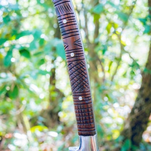 Long Custom Wood Chopper Viking Kukri -20 Inch 5160 Carbon Steel Blade ...