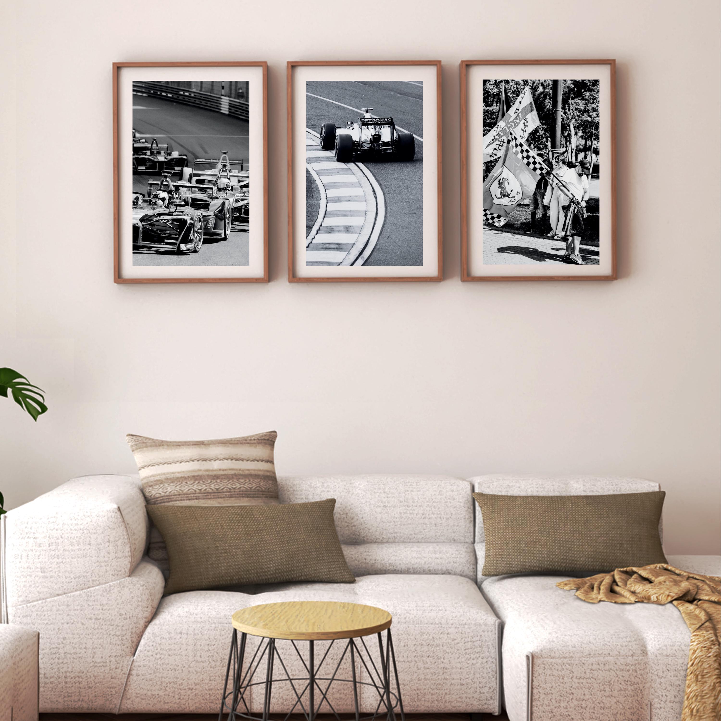 F1 Poster Set of 3, Formula 1 Poster, Ferrari Formula One, Ferrari F1 ...