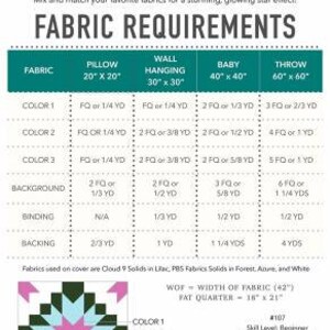 Etoile Quilt Pattern - Etsy