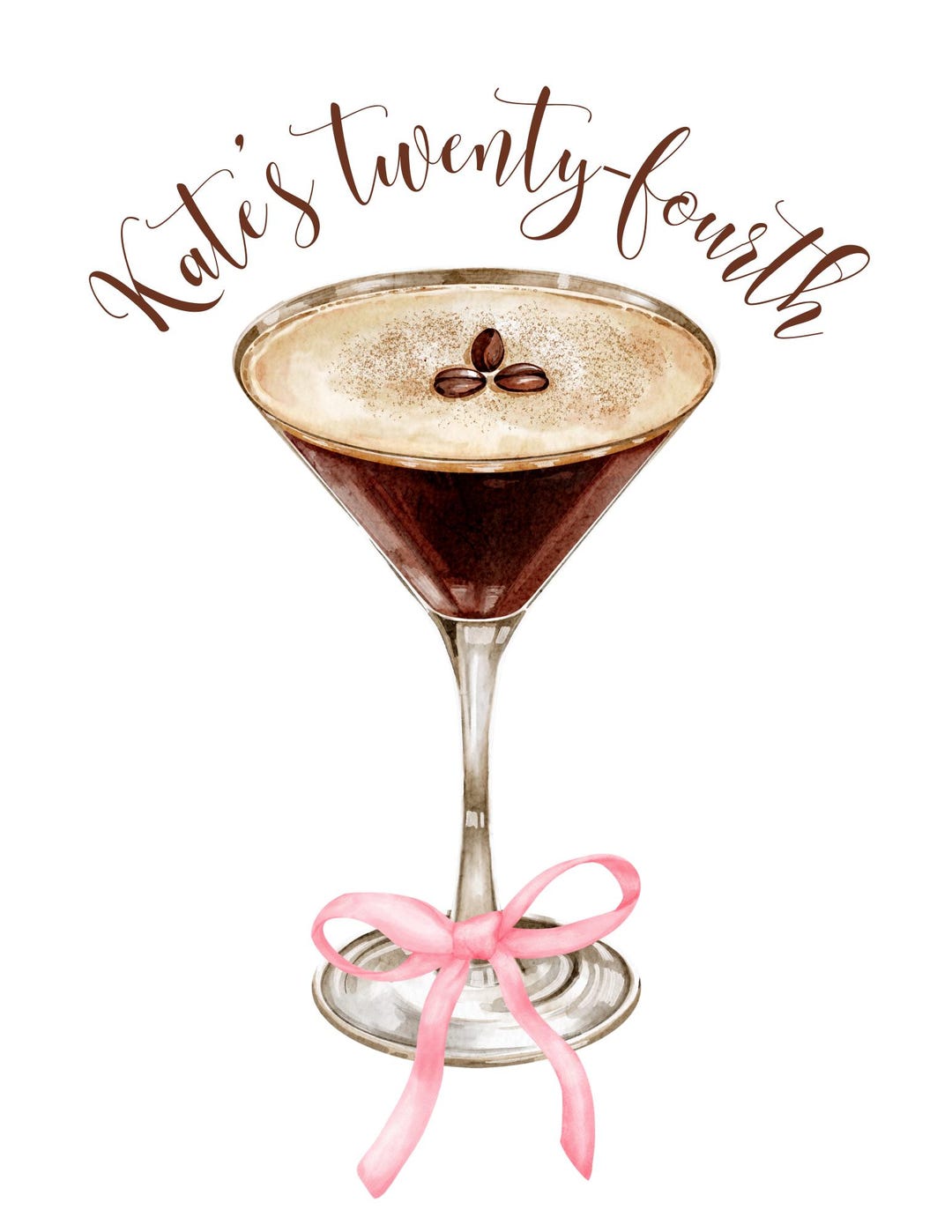 Espresso Martini Birthday Sign, Tini Bit Older Themed Birthday ...