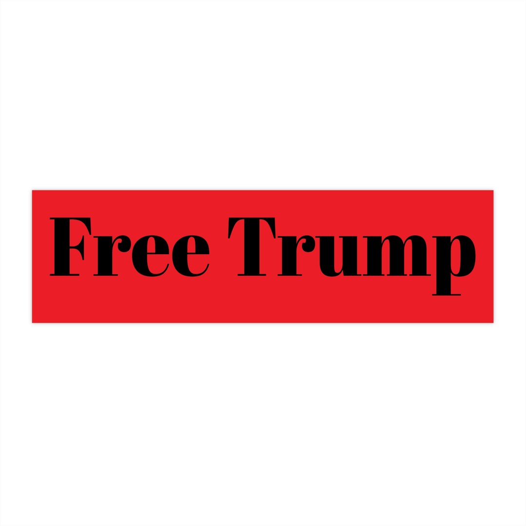 Free Trump Bumper Stickers Pro-trump Car Decals, Political Campaign ...