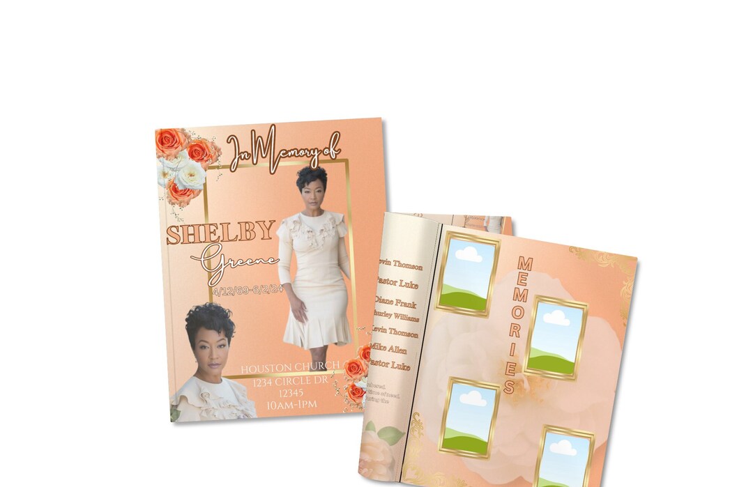 Peach Obituary, Flowers, Obituaries, Elegant Obituary, Obituary ...