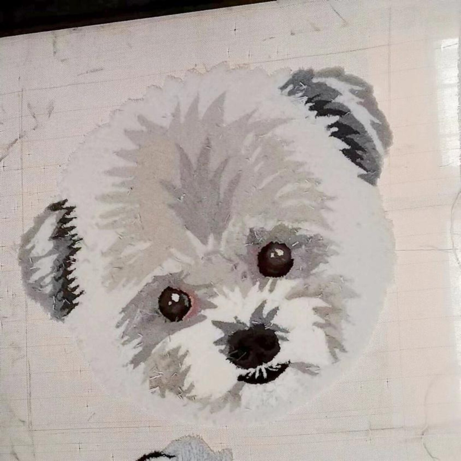 Handmade Custom Pet Portrait Tufted Rug Personalized Dog Rug ...