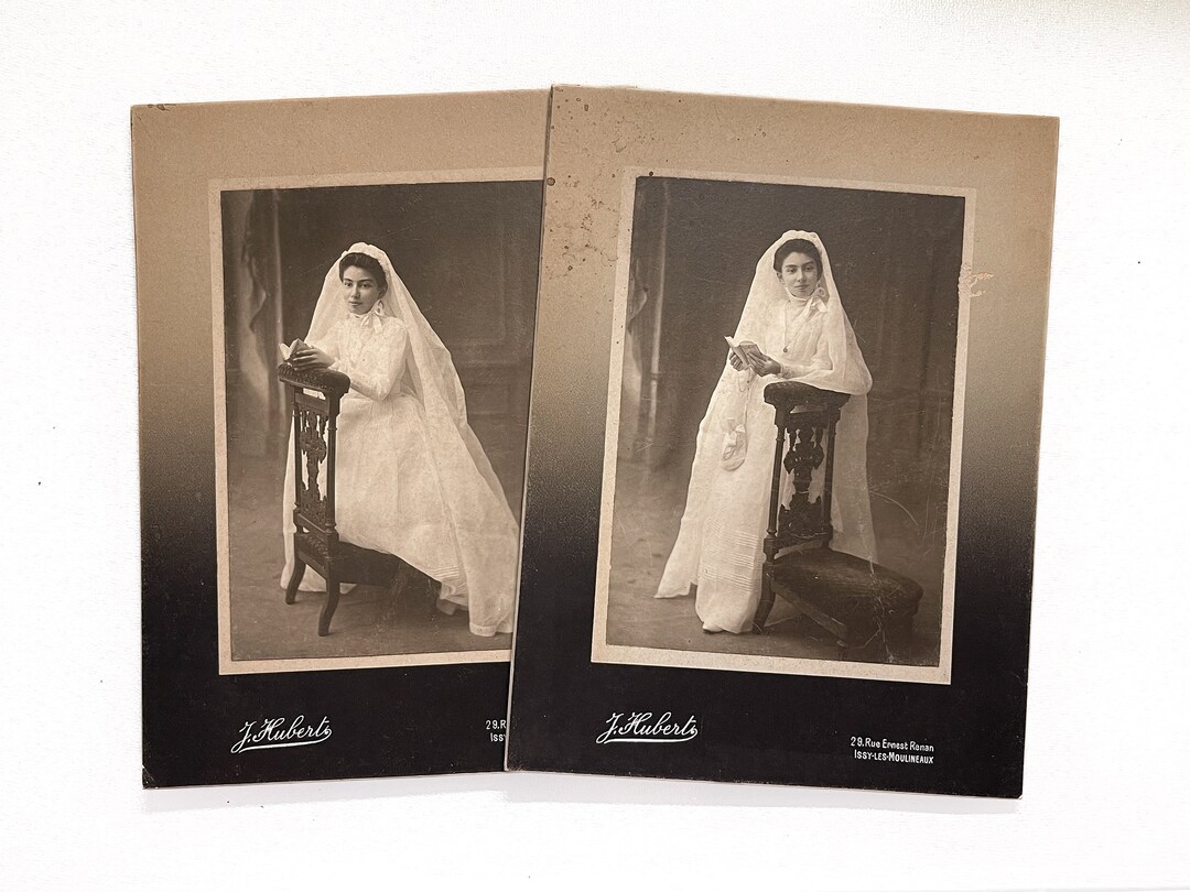 2 French Communion Cabinet Cards - Paris, France - Etsy