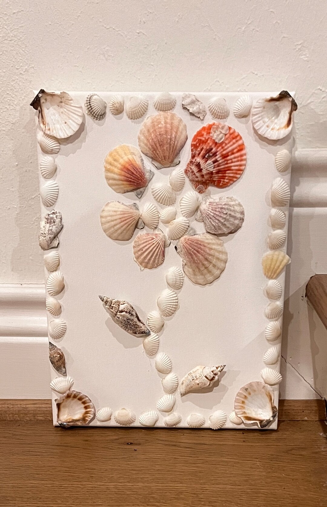Seashell Flower Wall Art - Etsy