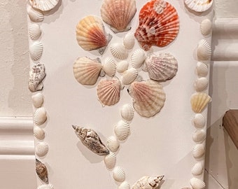 Seashell Flower Wall Art - Etsy