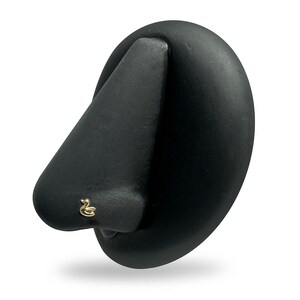 9K Solid Gold Duck Nose Stud - 22G Nose Bone & L-shaped Chic Jewelry ...