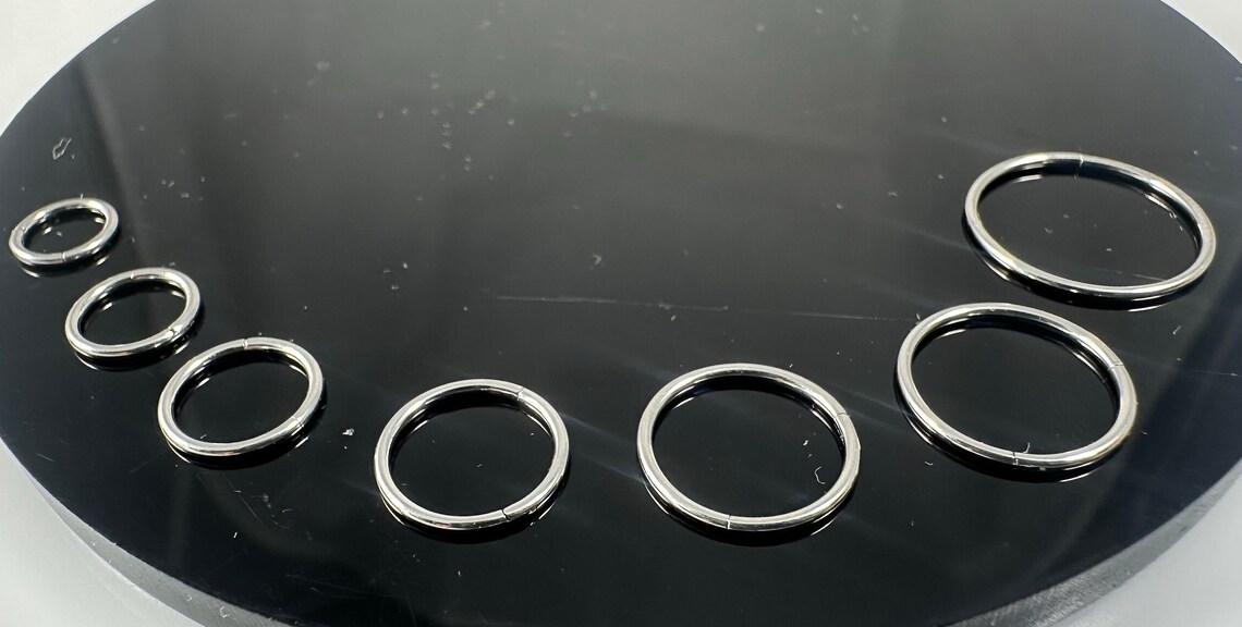 Surgical Steel Segment Clicker Ring – 20G, Nose/ear/septum Piercing ...