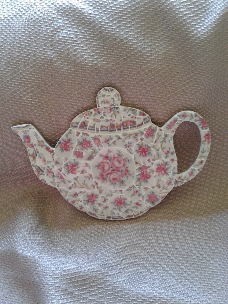 Mosaic Teapot Wall Decor - Etsy