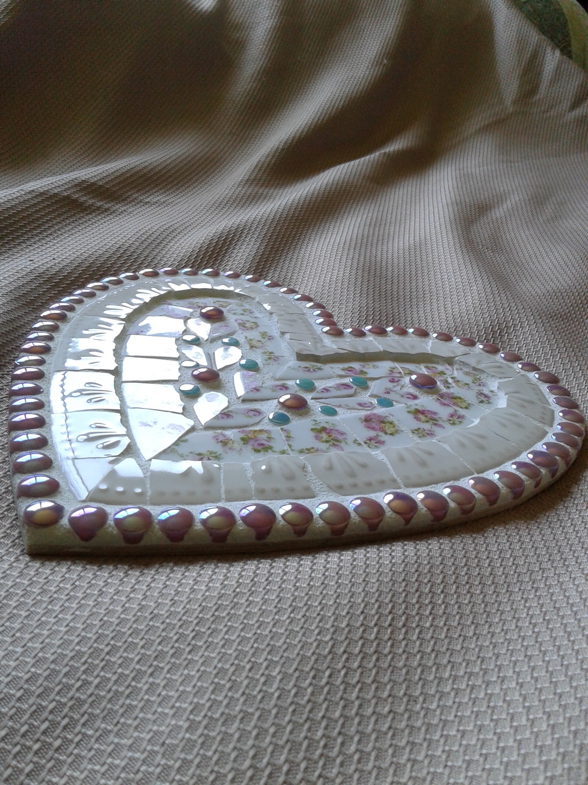 Large Mosaic Heart Wall Decor - Etsy