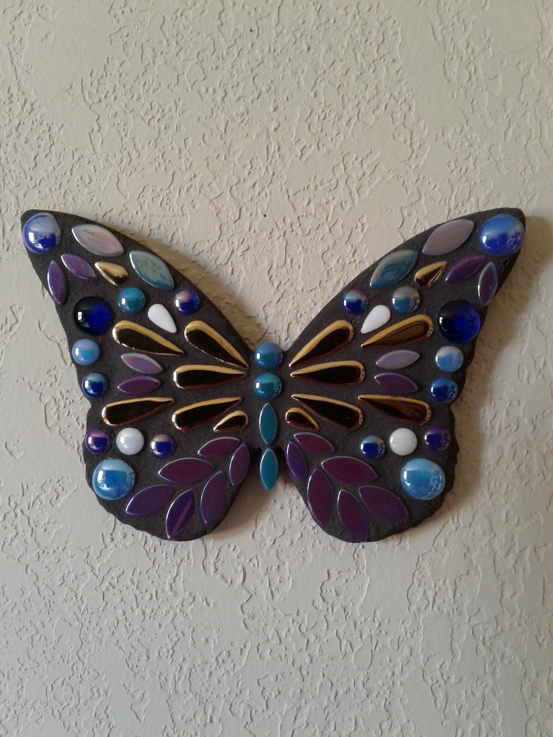 Mosaic Butterfly Wall Decor - Etsy
