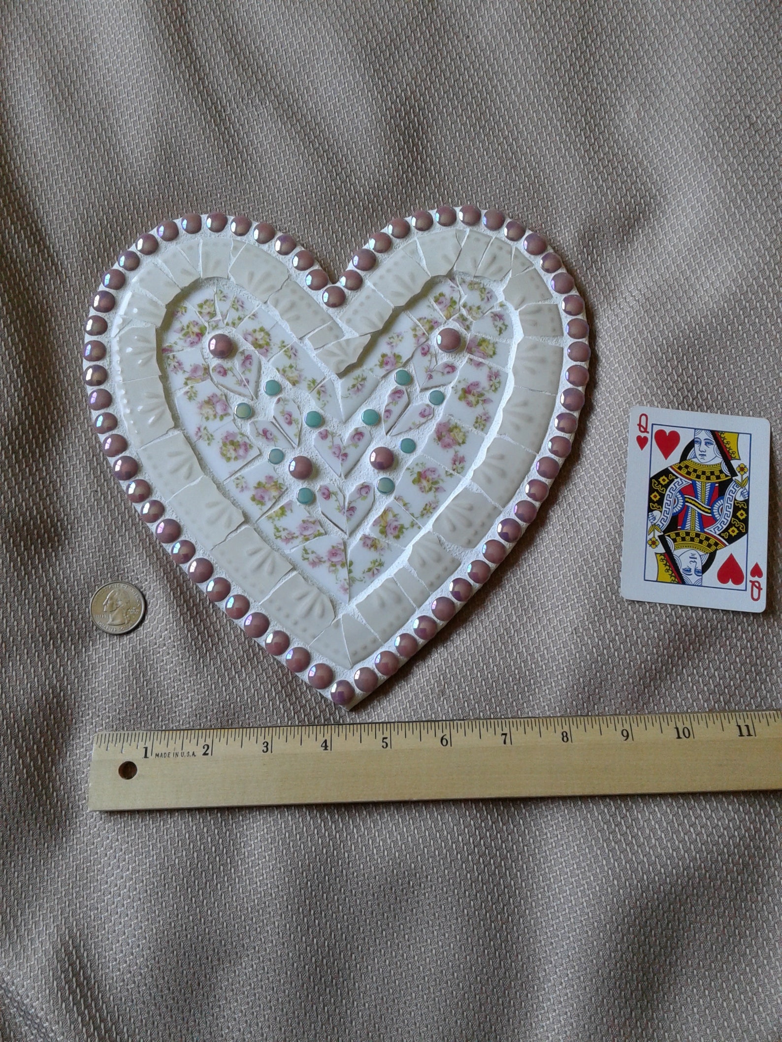 Large Mosaic Heart Wall Decor - Etsy