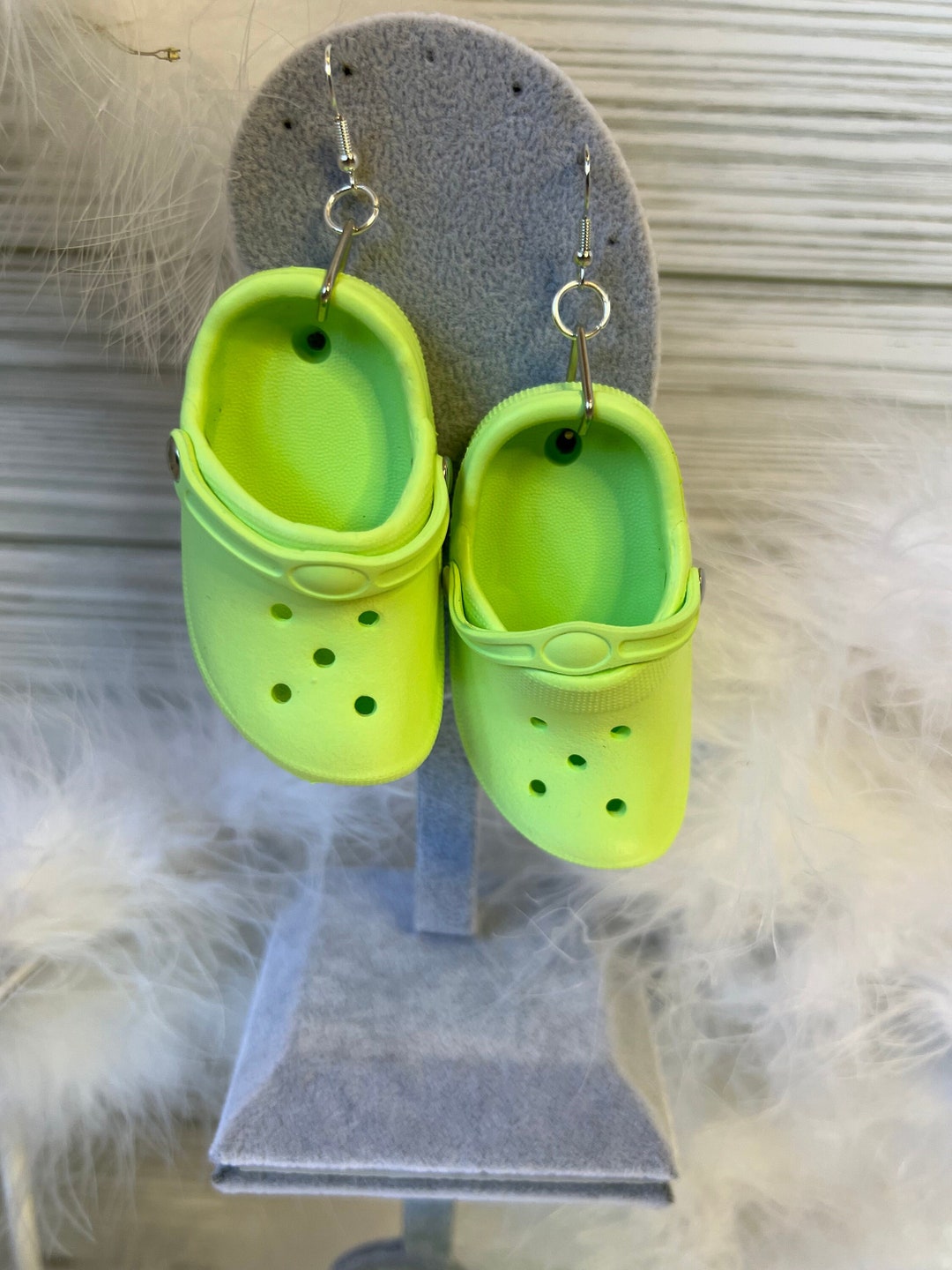 Croc Earrings, Maximalist Style, Statement Earrings, Handmade Jewelry ...