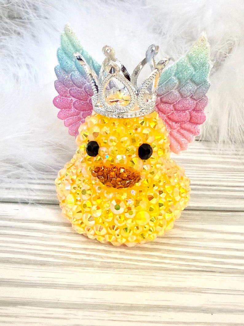 Angel Rhinestone Rubber Duck: Car Dashboard Accessories, off Road and ...