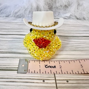 Cowboy Hat Rhinestone Rubber Duck, Truck Accessories, Car, Ducking ...