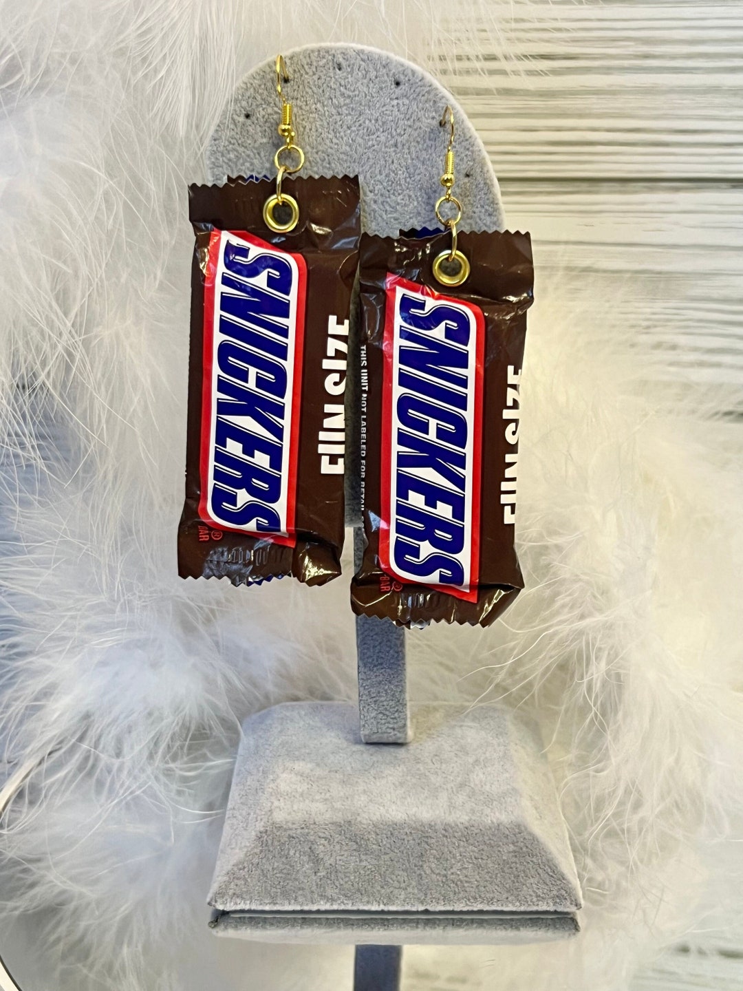 Chocolate Candy Bar Earrings, Chocolate Lovers, Candy Lovers, Cloud ...