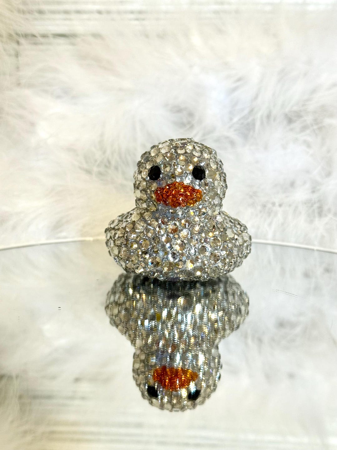 Rhinestone Rubber Duck- Bedazzled Car Truck Dashboard Cruise ...
