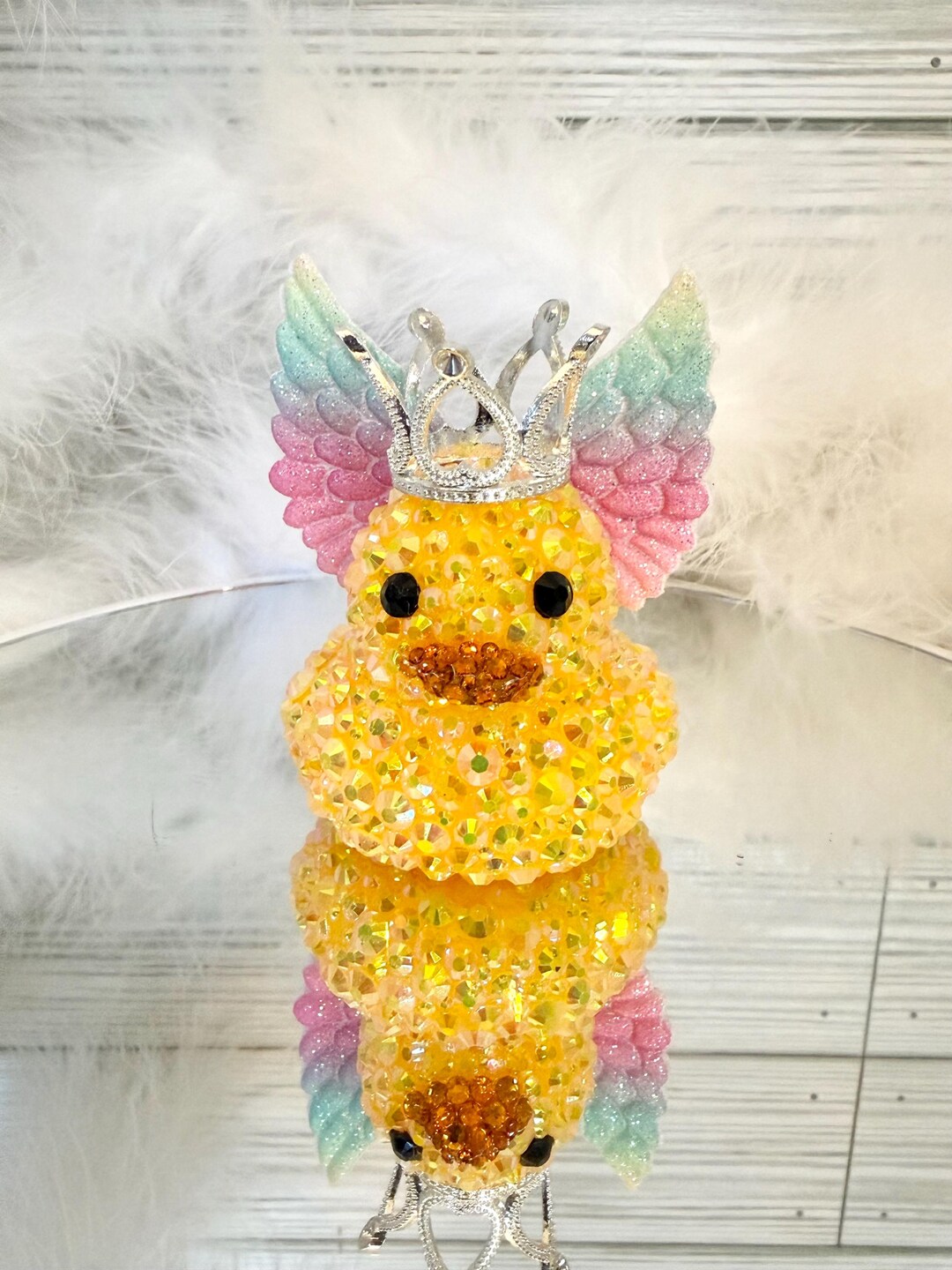 Angel Rhinestone Rubber Duck: Car Dashboard Accessories, off Road and ...