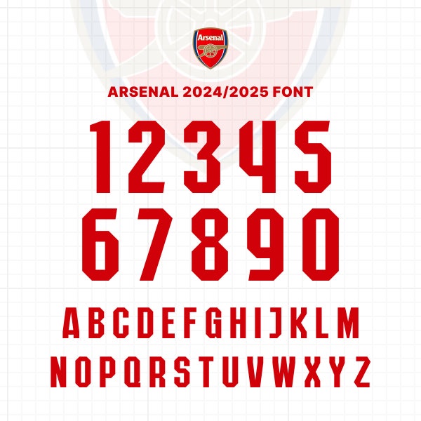 Premier League Font - Etsy